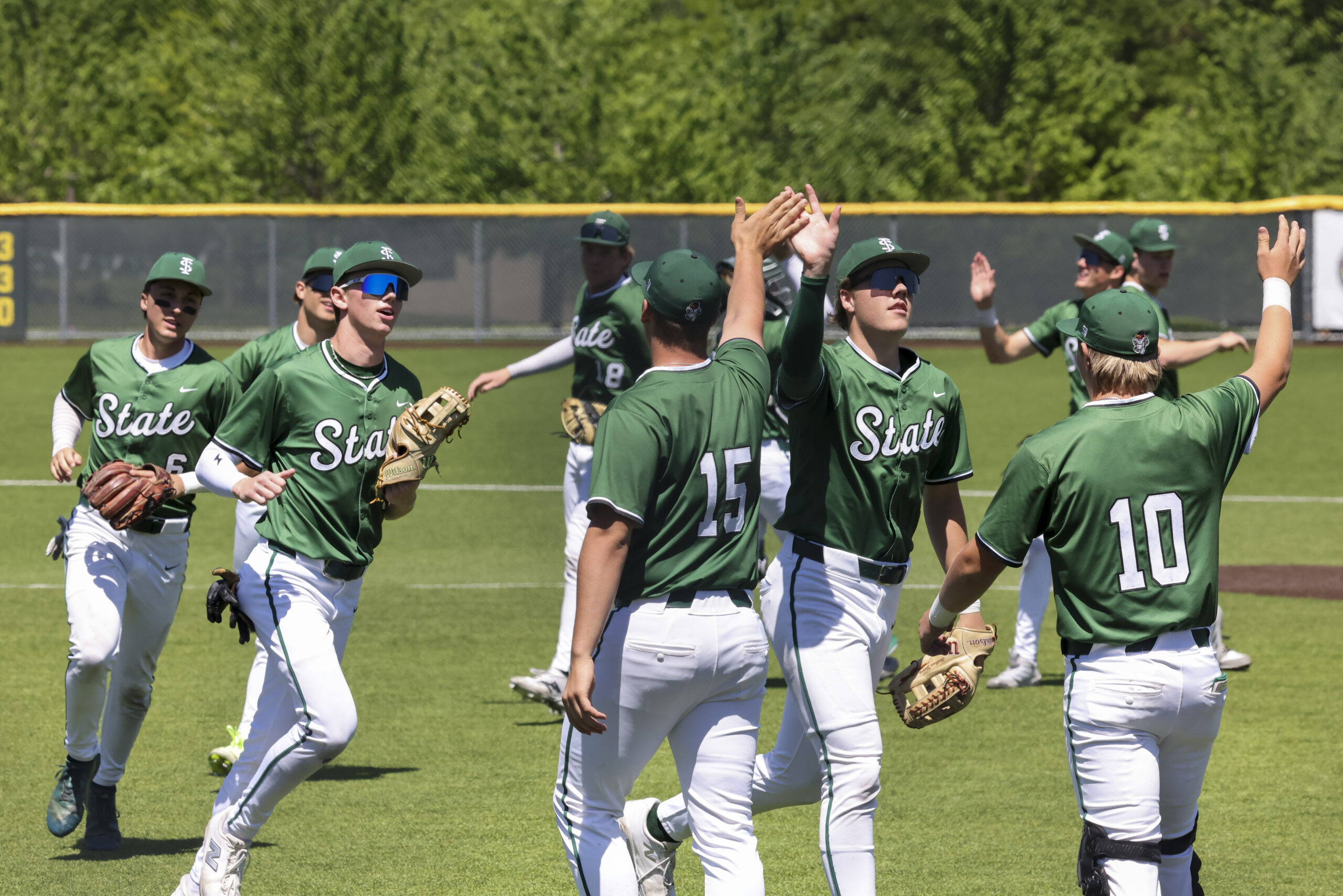 Free State baseball offense rolls in middle innings for 11-0 win ...